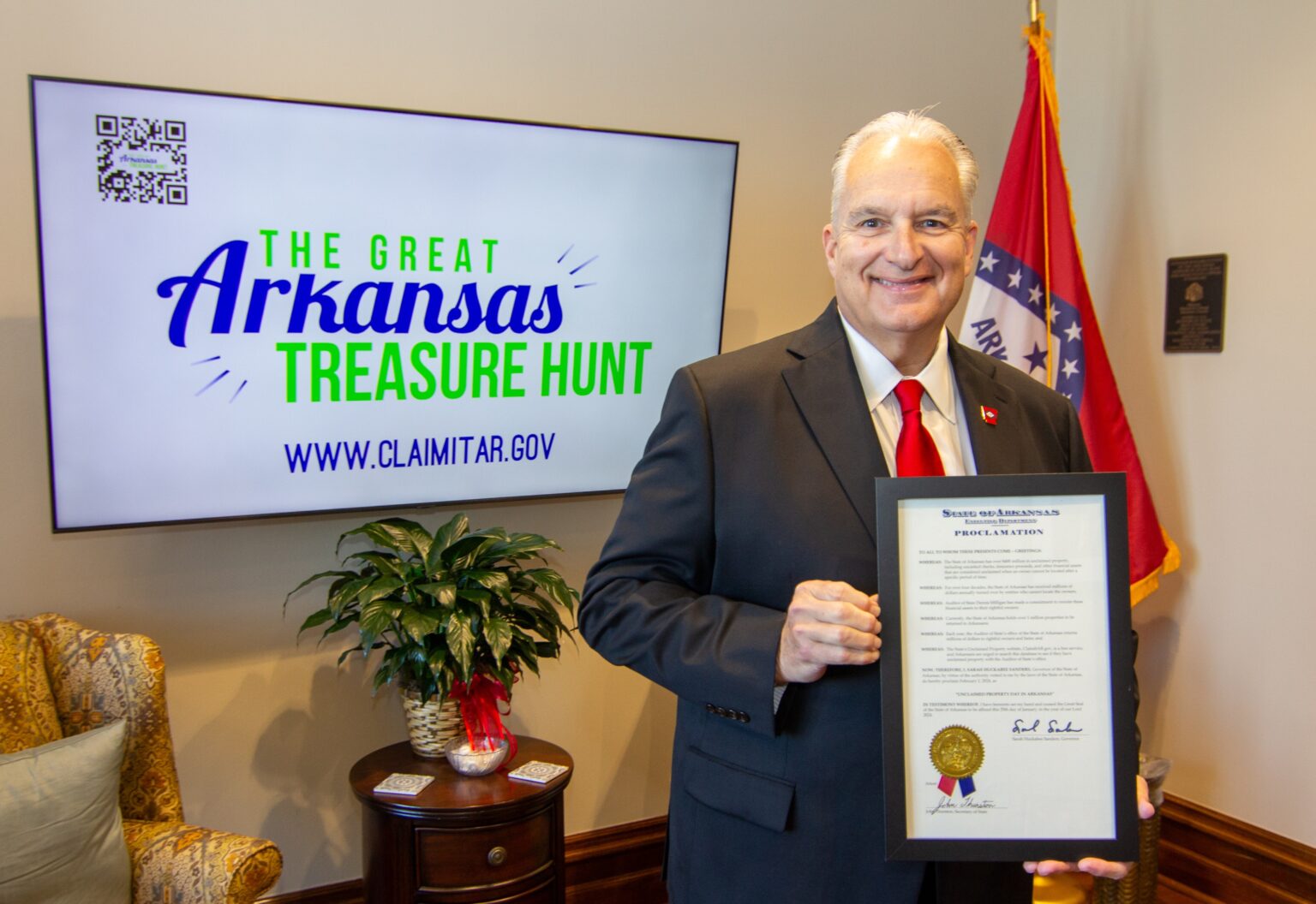 Milligan Announces Website Name Change for Great Arkansas Treasure Hunt - AR Auditor